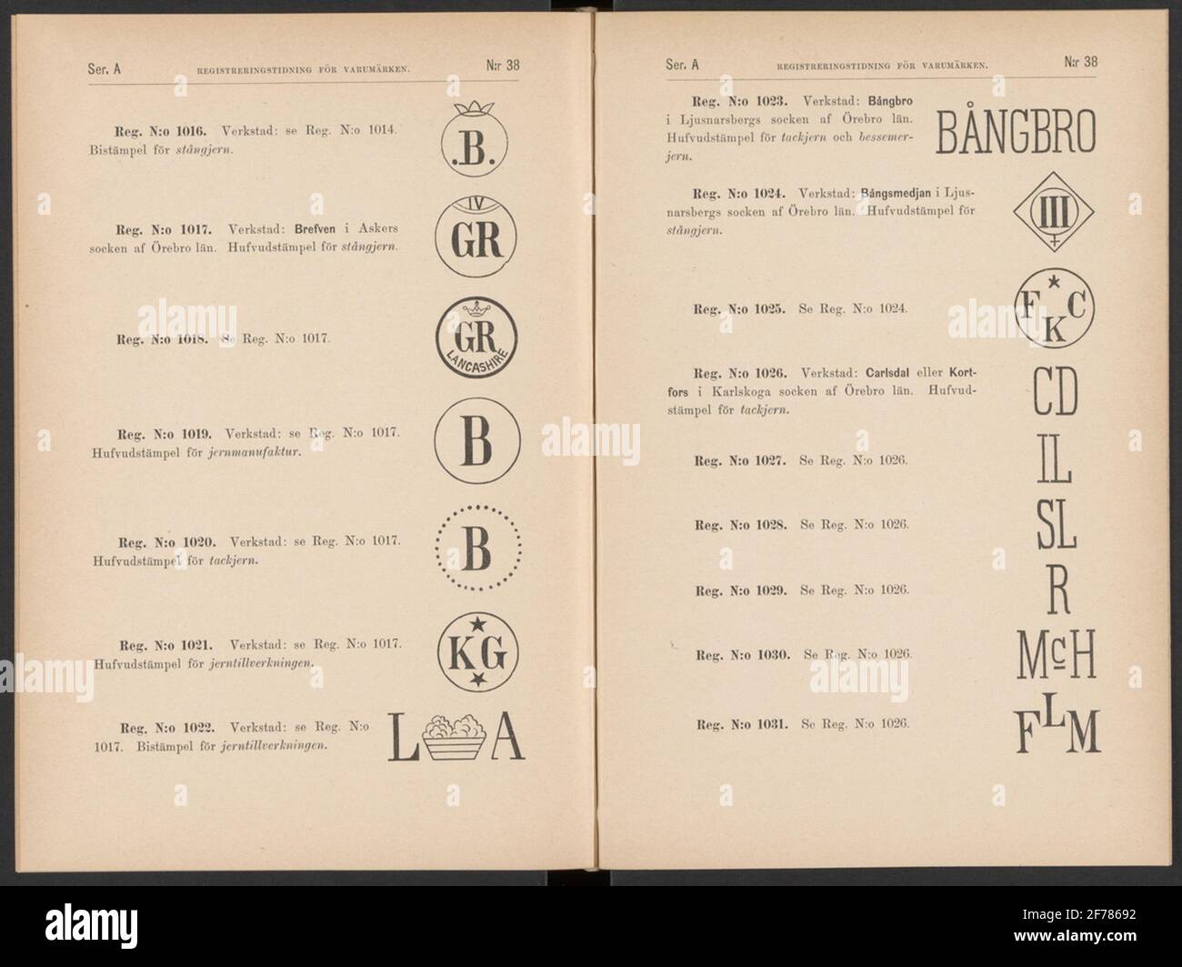 1885 registration hi-res stock photography and images - Alamy