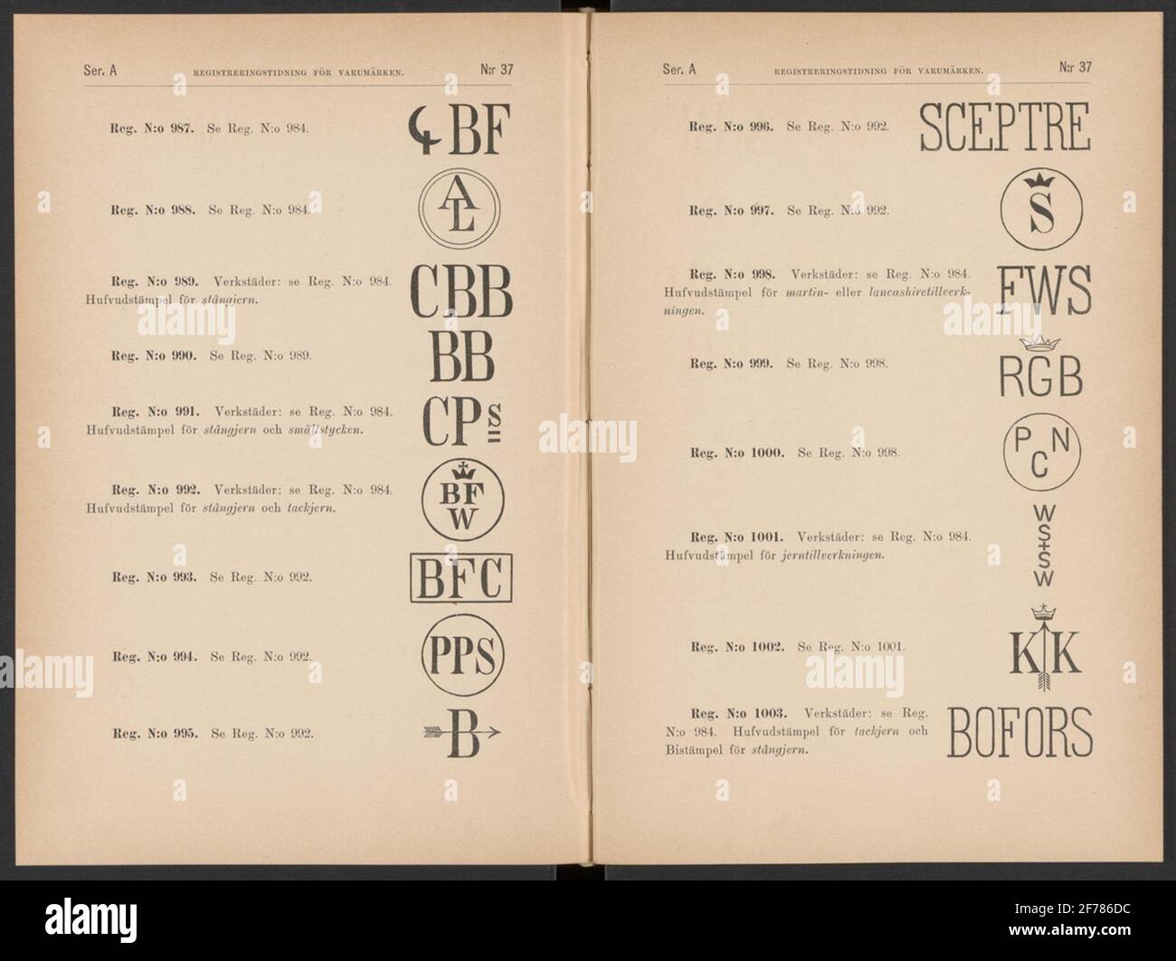 1885 registration hi-res stock photography and images - Alamy