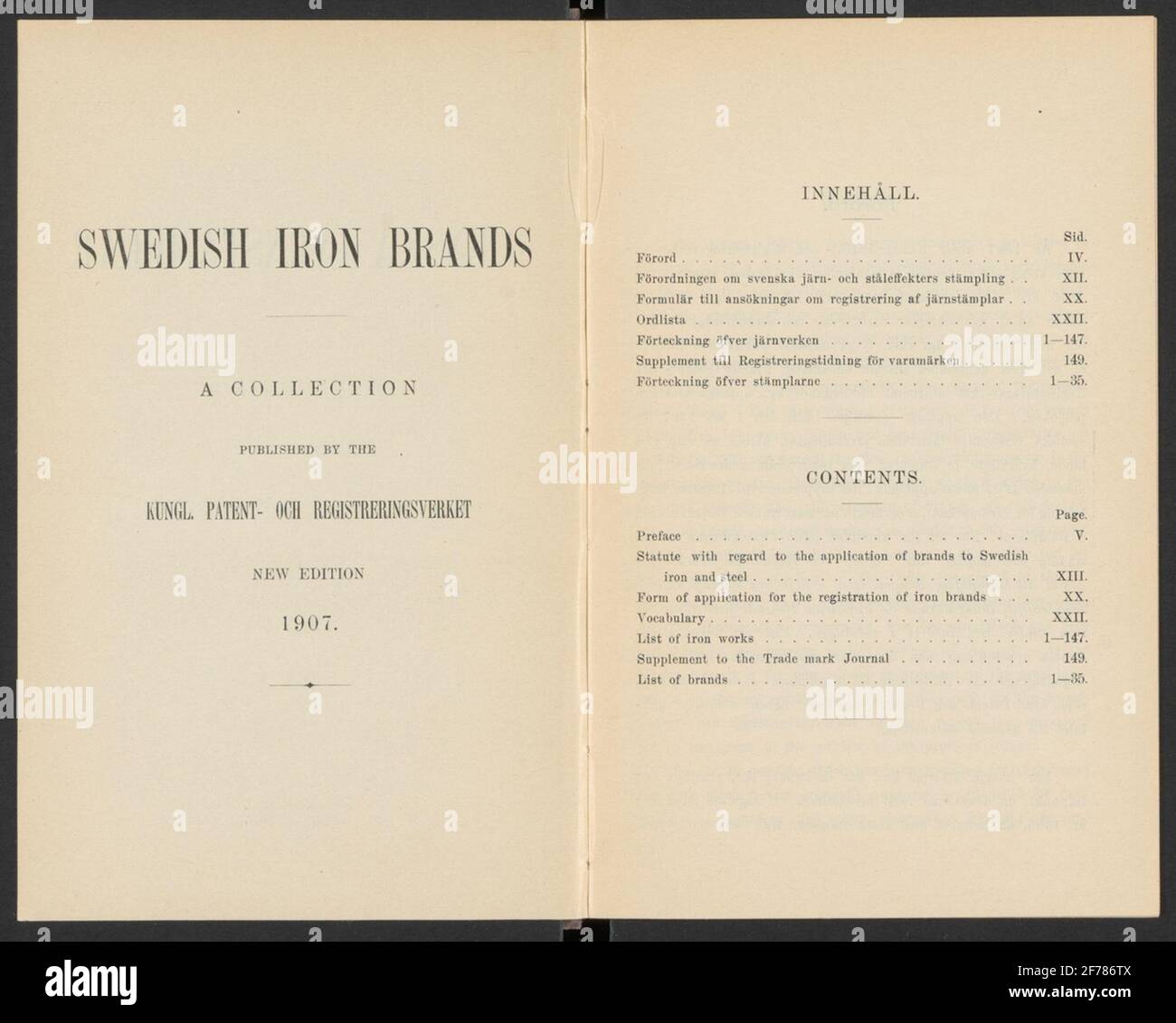 Swedish iron stamps 1907.Press.ur Carl Sahlin's mountain history ...