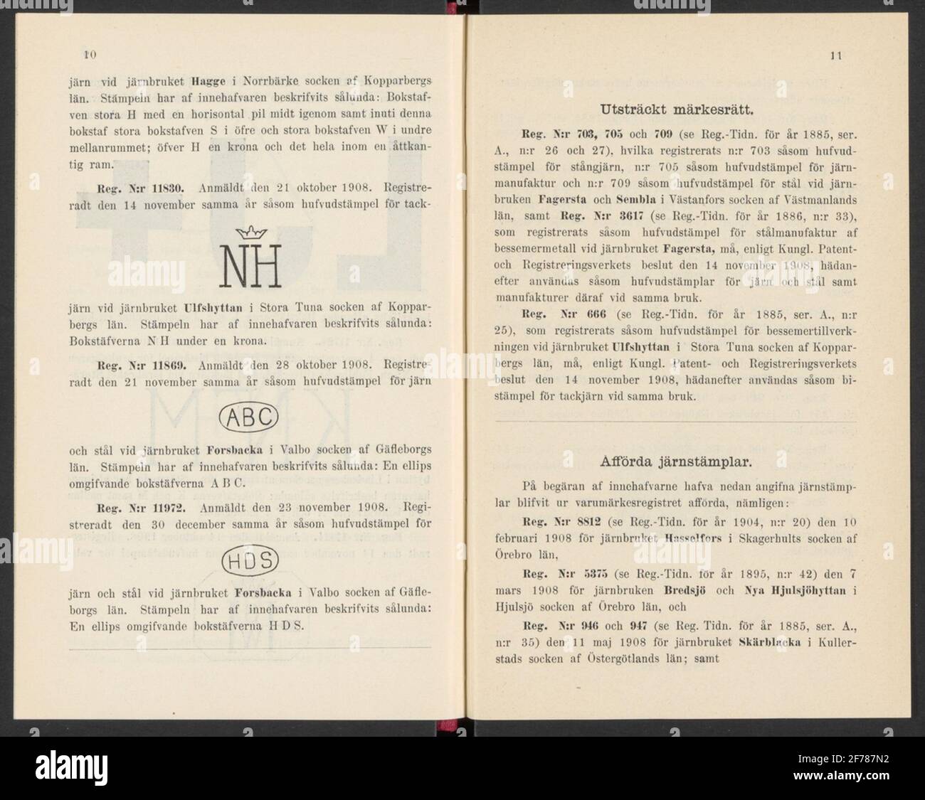 Swedish iron stamps 1908-1929.Press.ur Carl Sahlin's mountain history ...