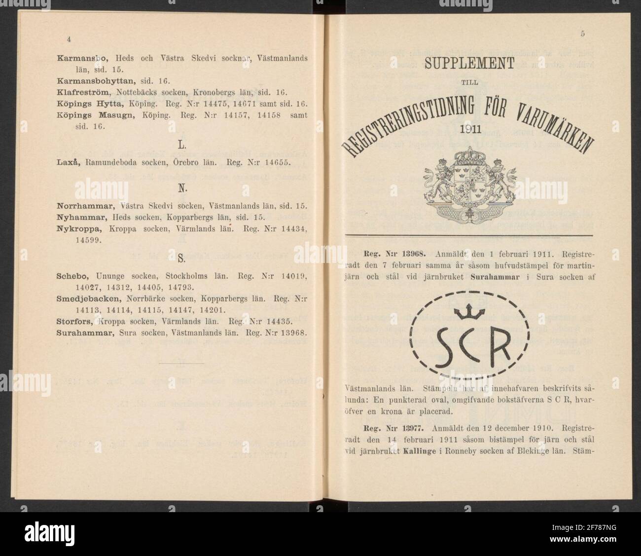 Swedish iron stamps 1908-1929.Press.ur Carl Sahlin's mountain history ...