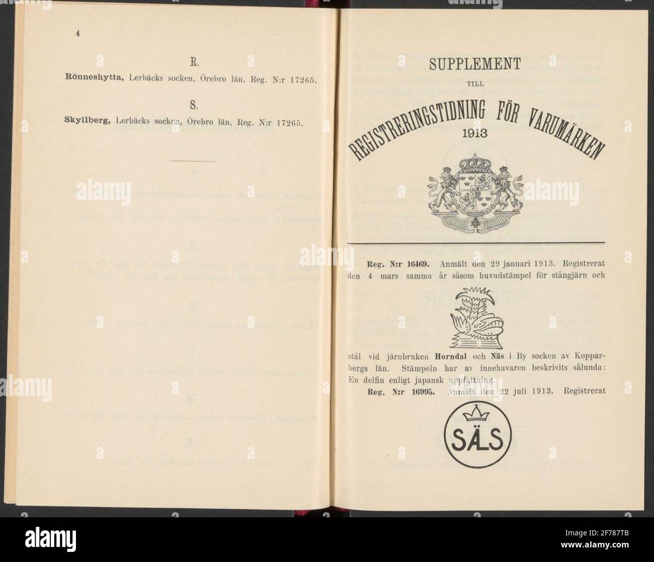 Swedish iron stamps 1908-1929.Press.ur Carl Sahlin's mountain history ...