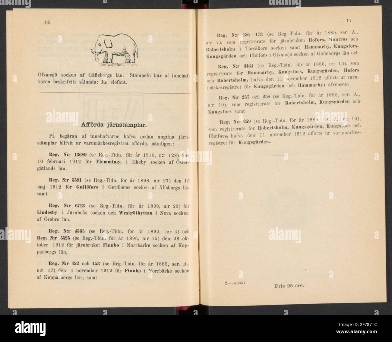 Swedish iron stamps 1908-1929.Press.ur Carl Sahlin's mountain history ...