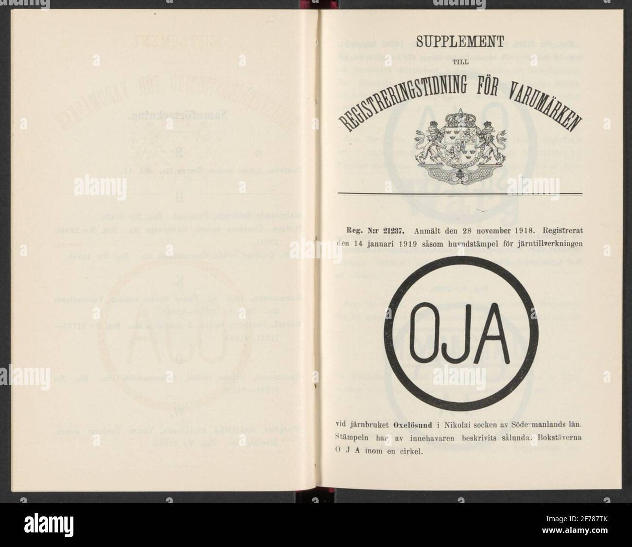 Swedish iron stamps 1908-1929.Press.ur Carl Sahlin's mountain history ...