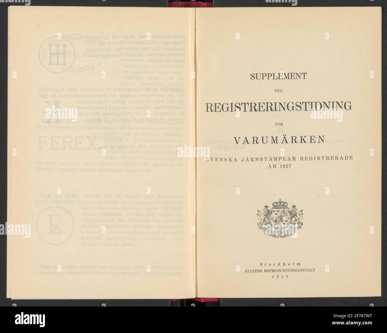 Swedish iron stamps 1908-1929.Press.ur Carl Sahlin's mountain history ...