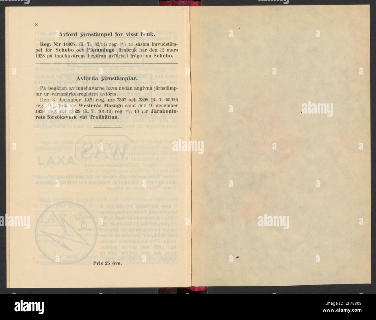 Swedish iron stamps 1908-1929.Press.ur Carl Sahlin's mountain history ...