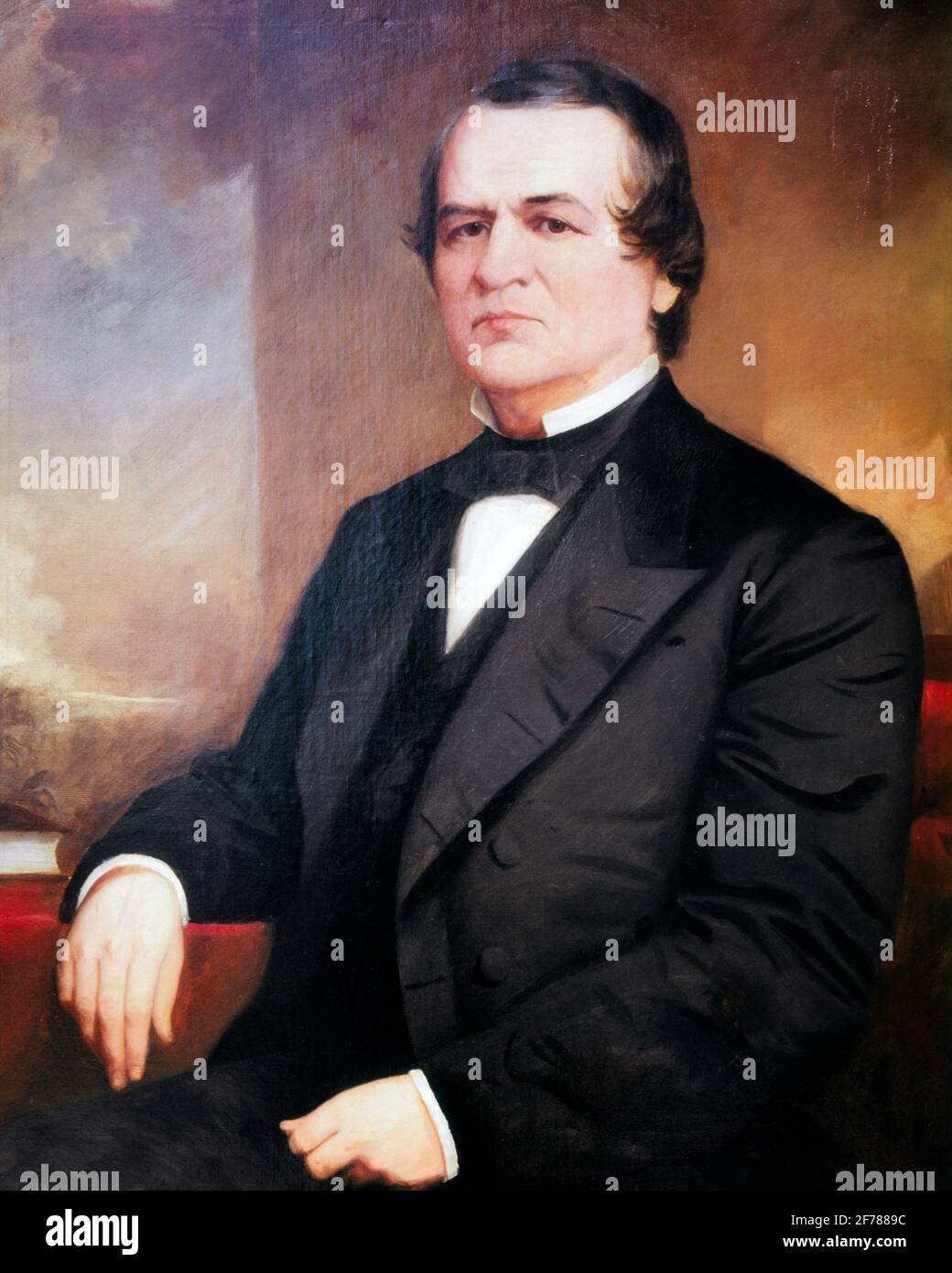 Vintage portrait of andrew johnson hi-res stock photography and images ...