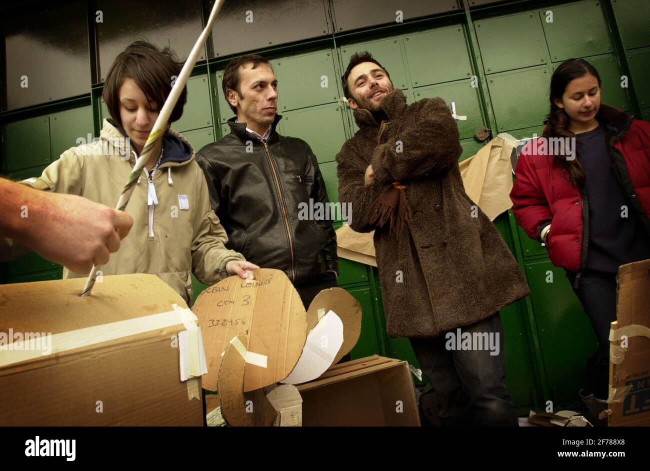 SHAHIN AFRSSIABI AND BRIAN GRIFFITHS, ICA ARTISTS APR 2001 AT A ...