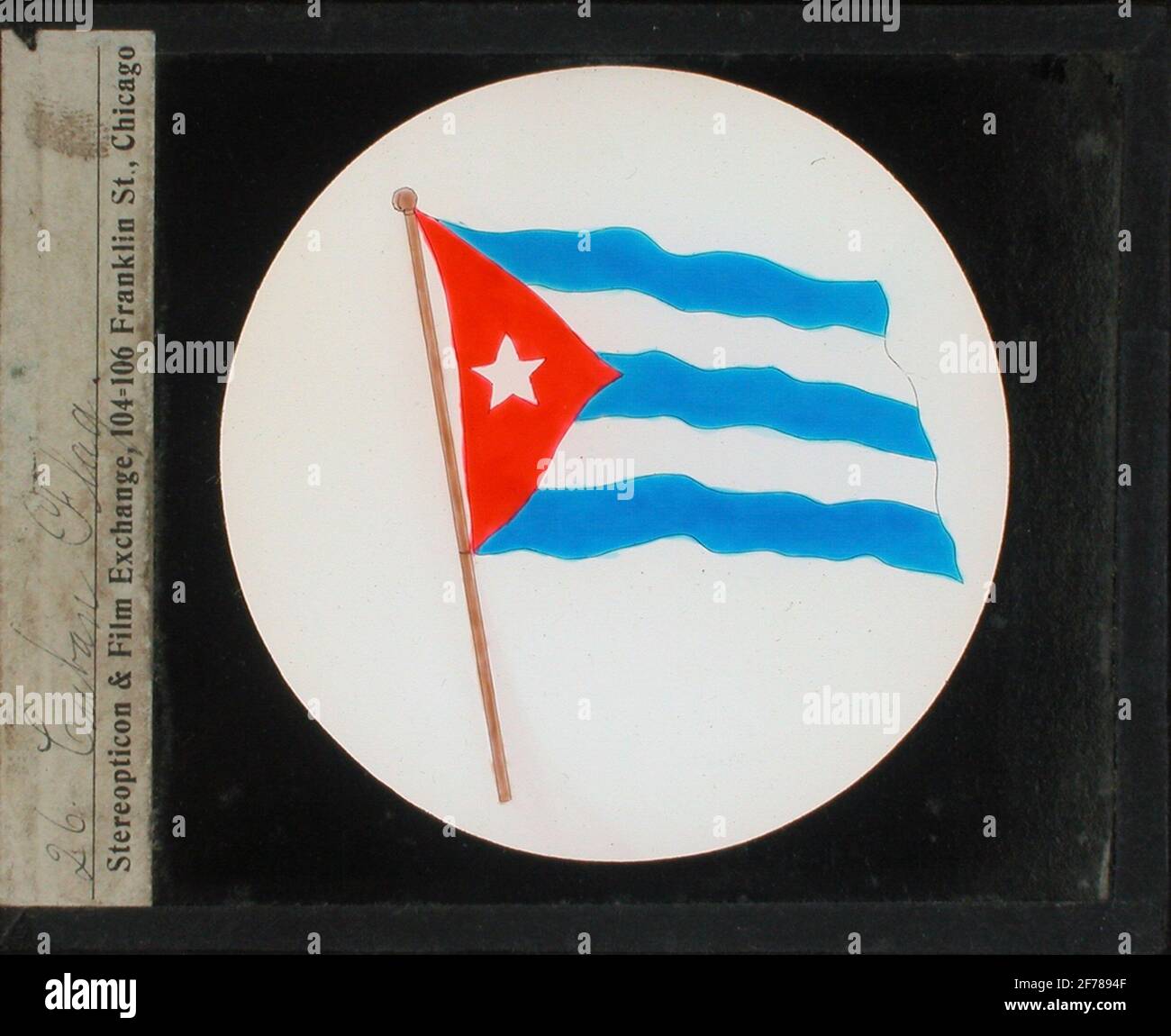 Colored photographs. Cuba's flag Stock Photo - Alamy