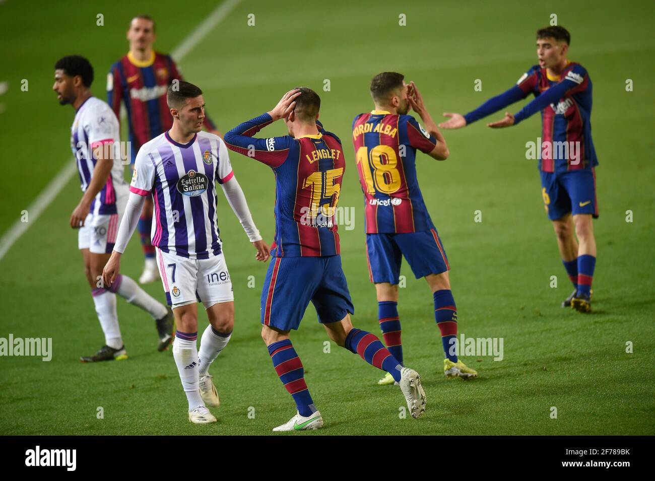 Clement Lenglet of FC Barcelona during the La Liga match between FC ...
