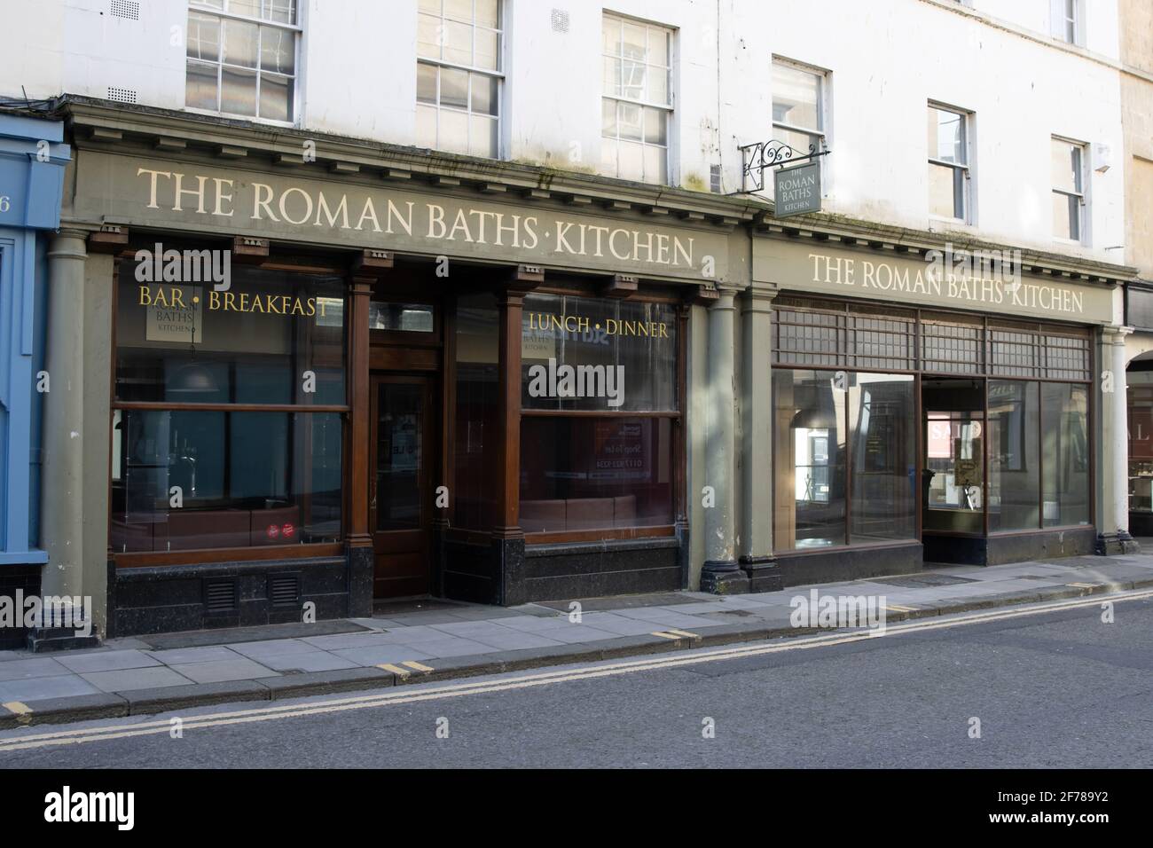 The Shop facade to The Roman Baths Kitchen in Cheap Street, Bath ...