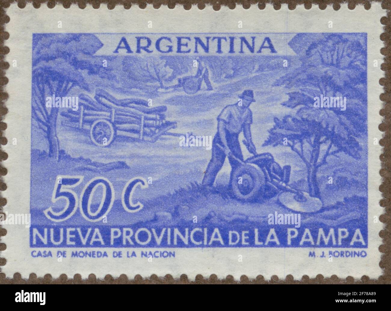 Stamp of Gösta Bodman's Philatelist Assignment, started in 1950. Stamp ...