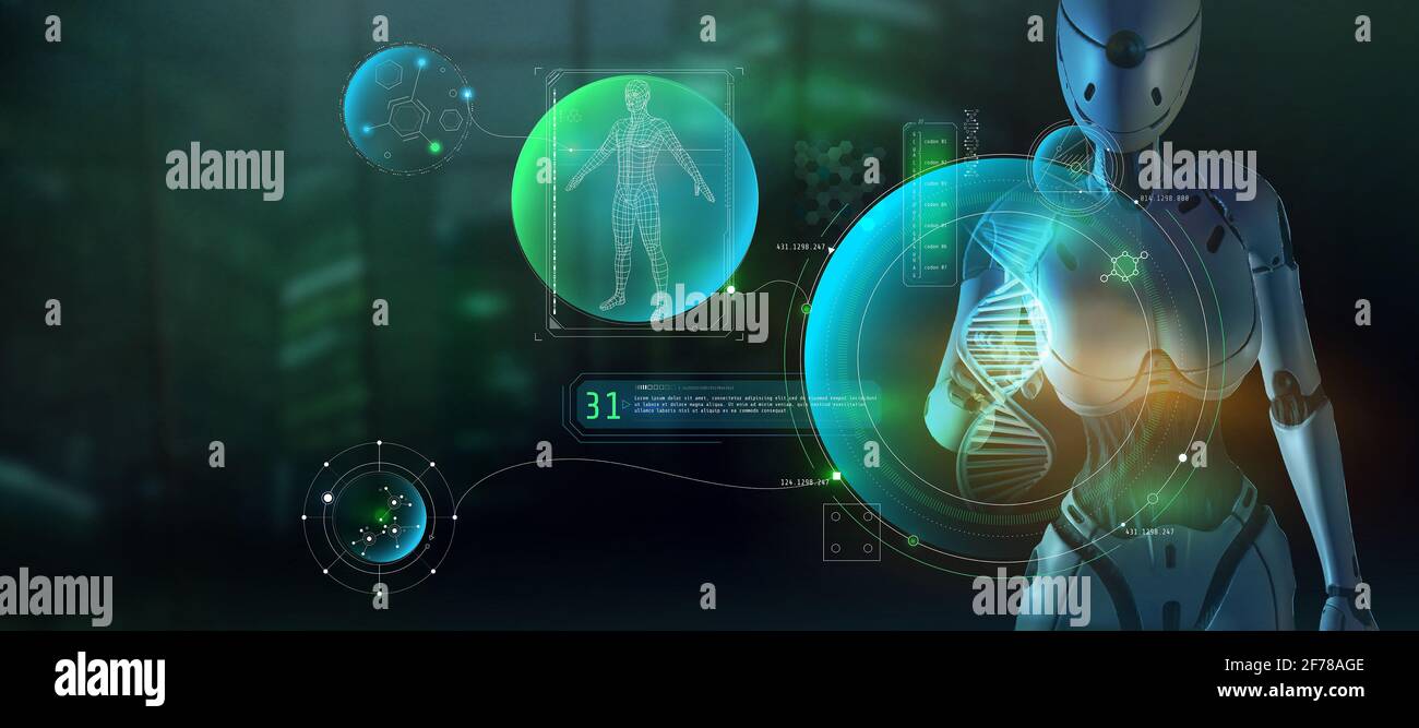 Human alien technology hi-res stock photography and images - Alamy