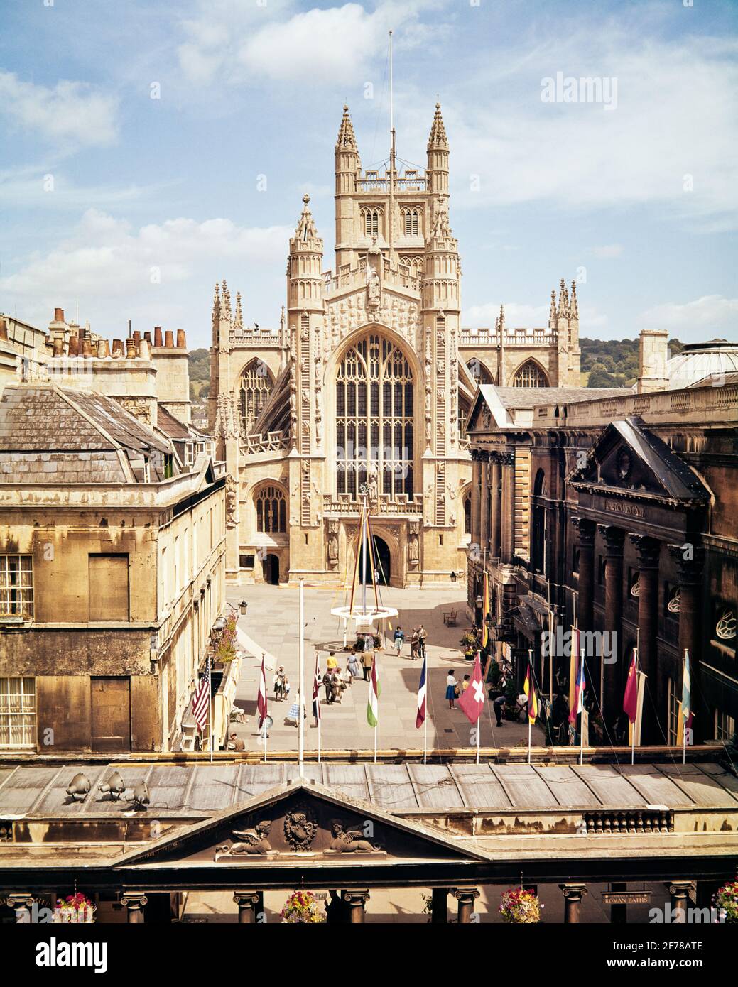 1960s ABBEY AT BATH ANGLICAN CHURCH FORMER BENEDICTINE MONASTERY ...