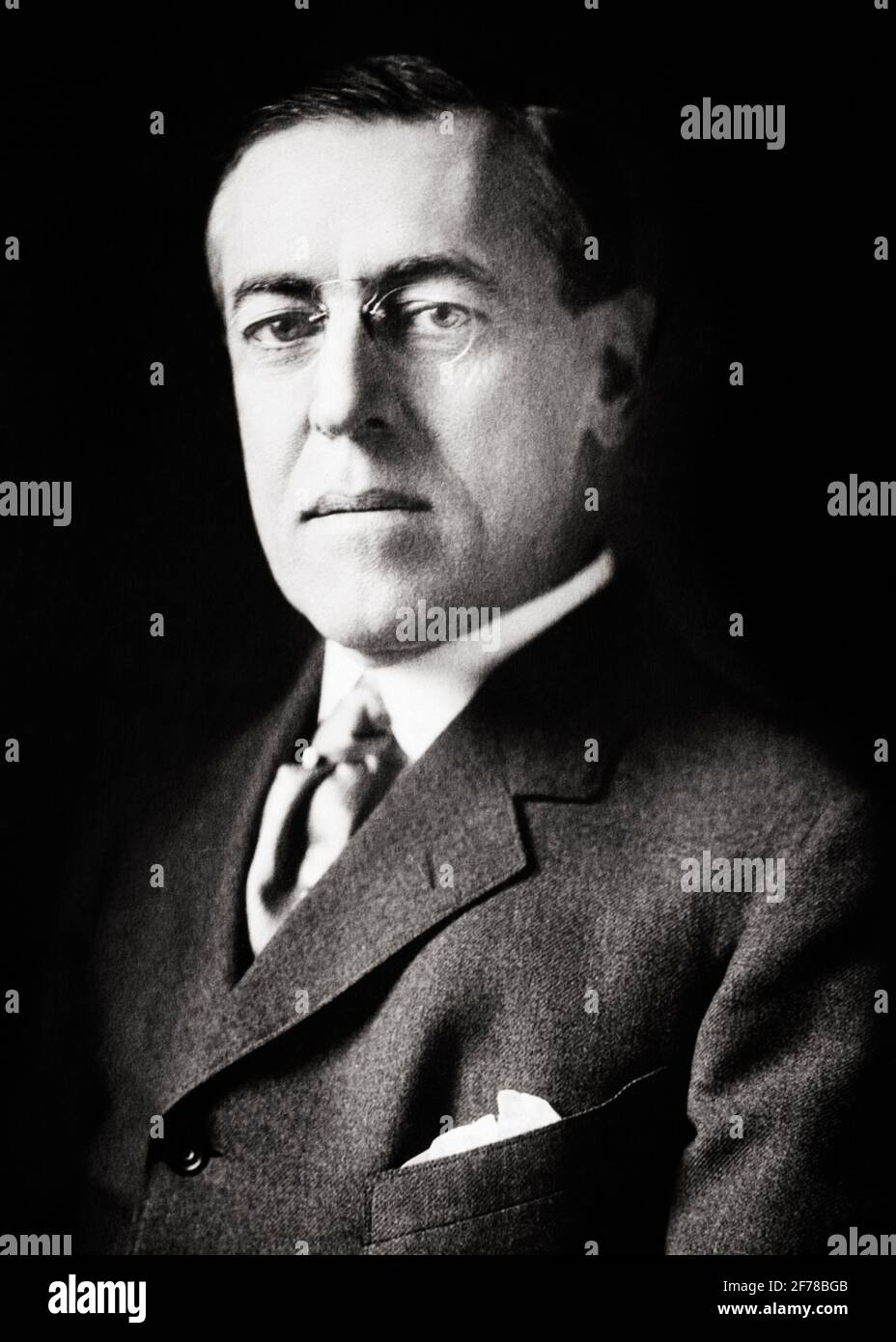 Woodrow wilson portrait alone hi-res stock photography and images - Alamy