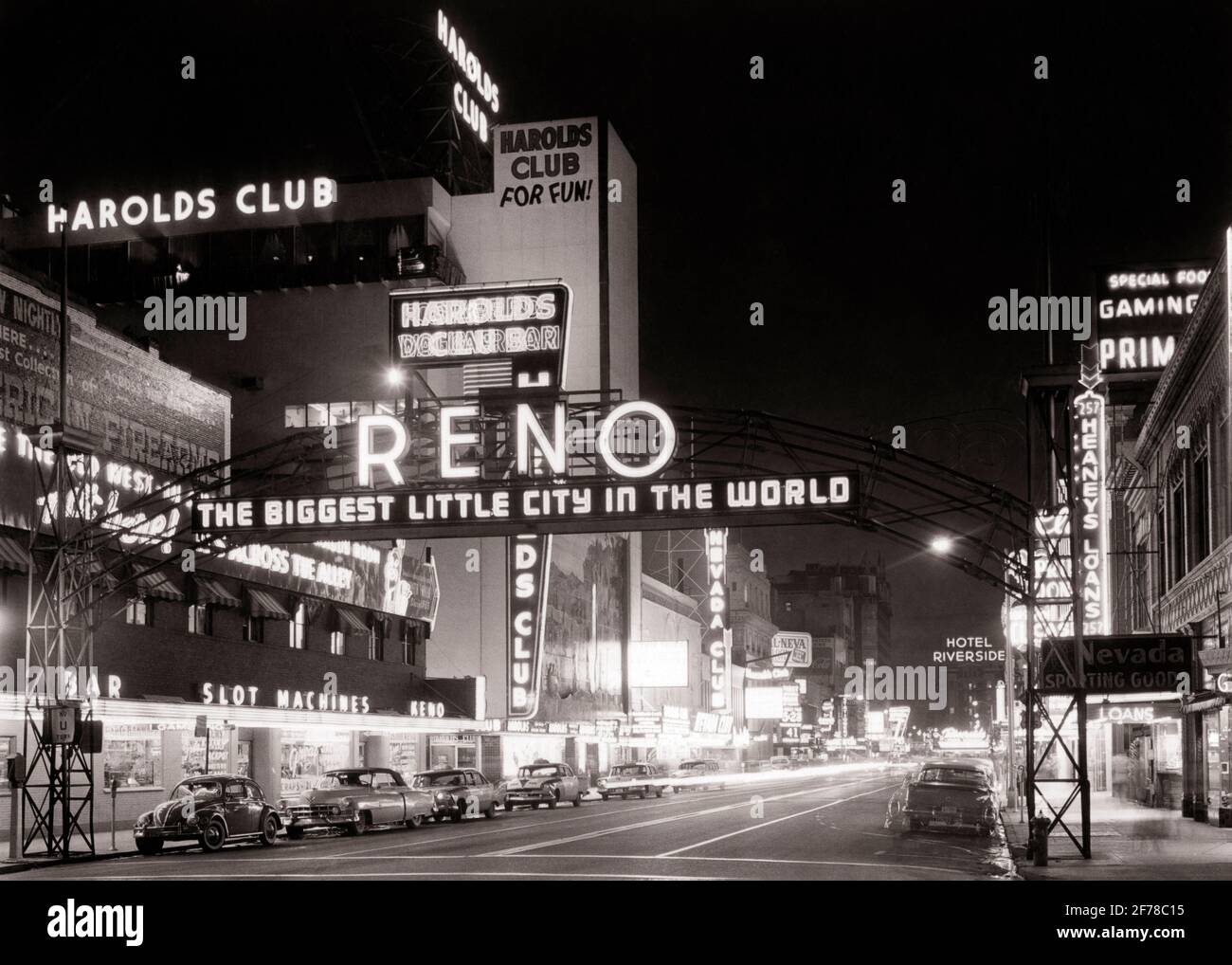 Neon signs traffic 1950s hi-res stock photography and images - Alamy