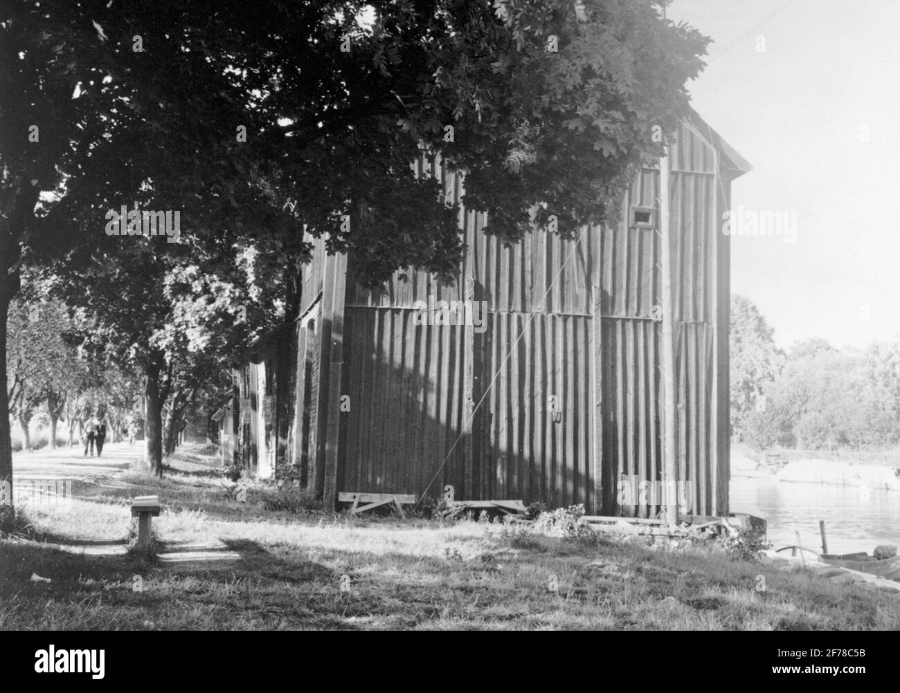 The user magazine at Torshälla Old Port Stock Photo - Alamy