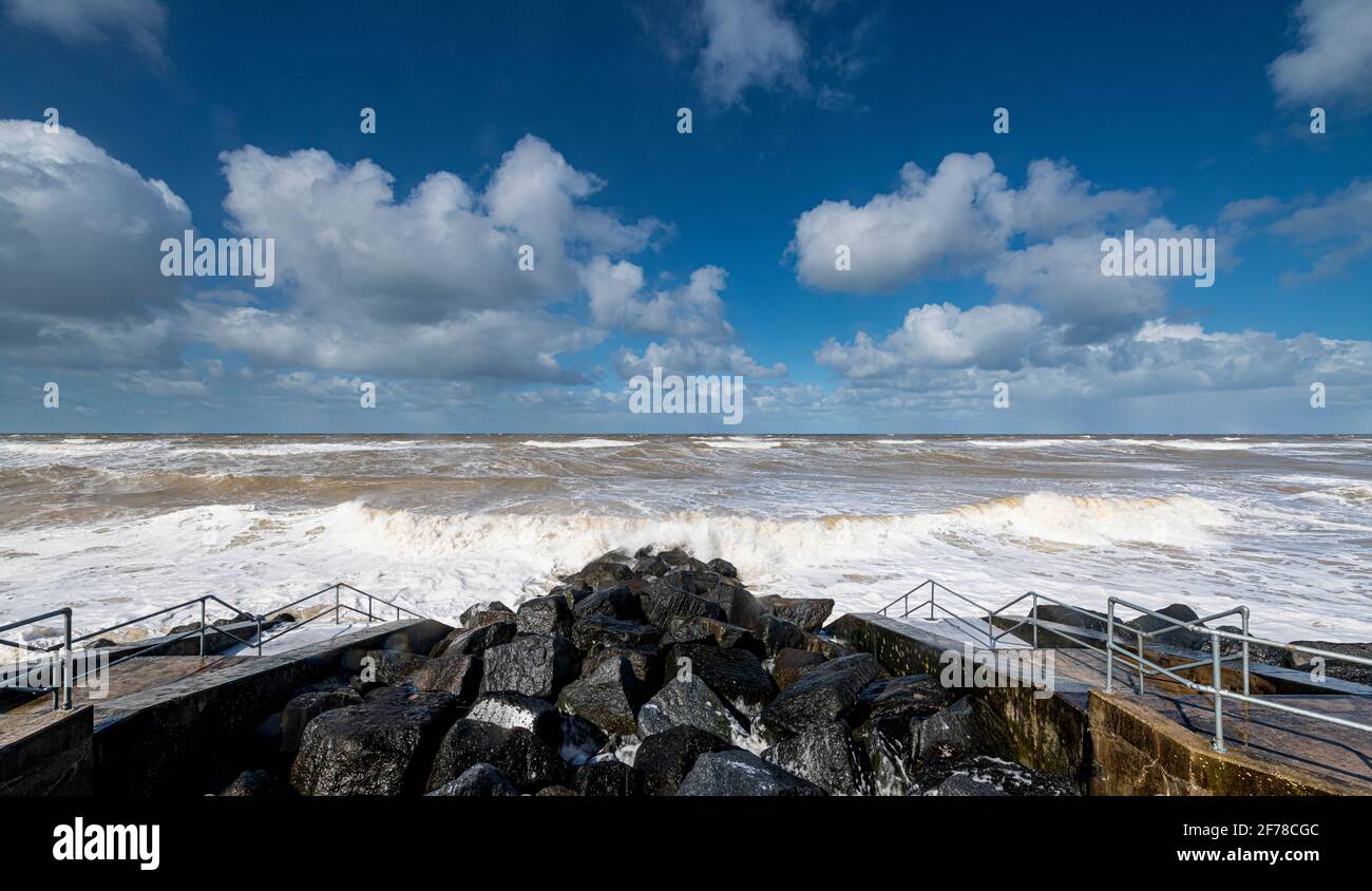 Sheringham seafront North Norfolk Stock Photo - Alamy