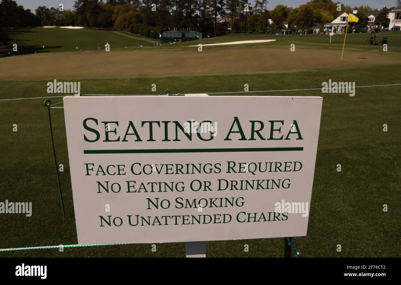 Augusta national golf club sign hi-res stock photography and images - Alamy