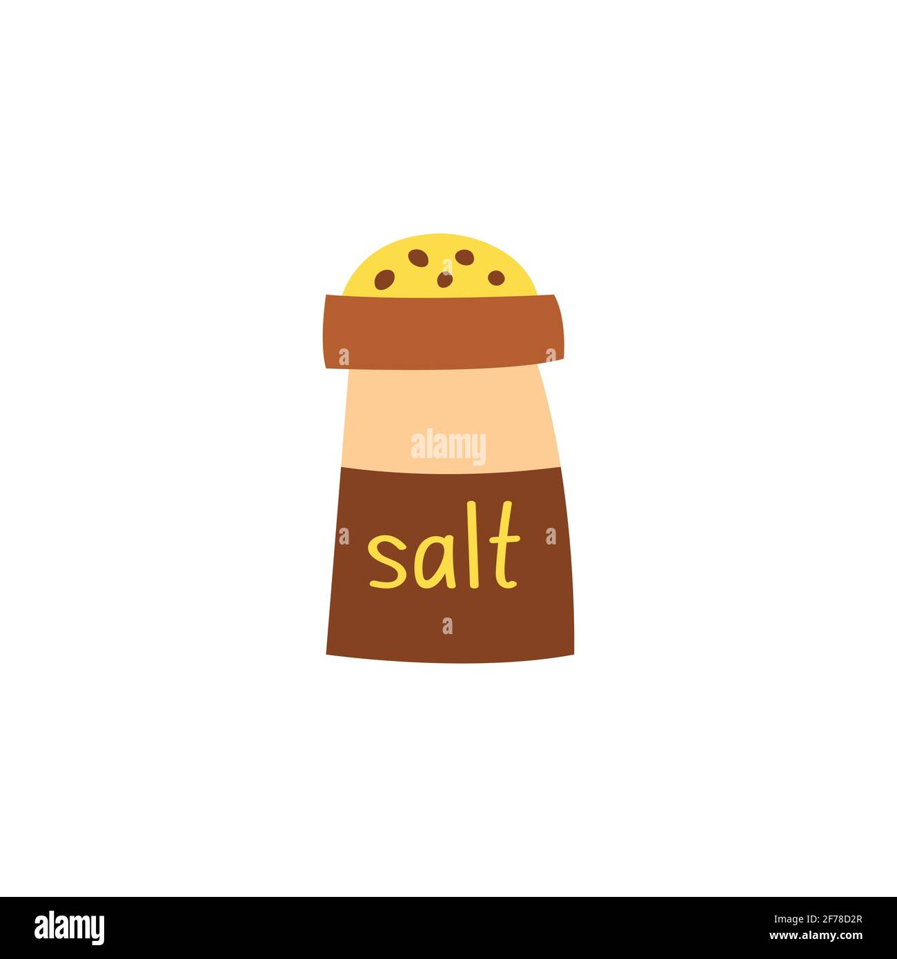 Salt vector icon, flat design on white background Stock Vector Image ...