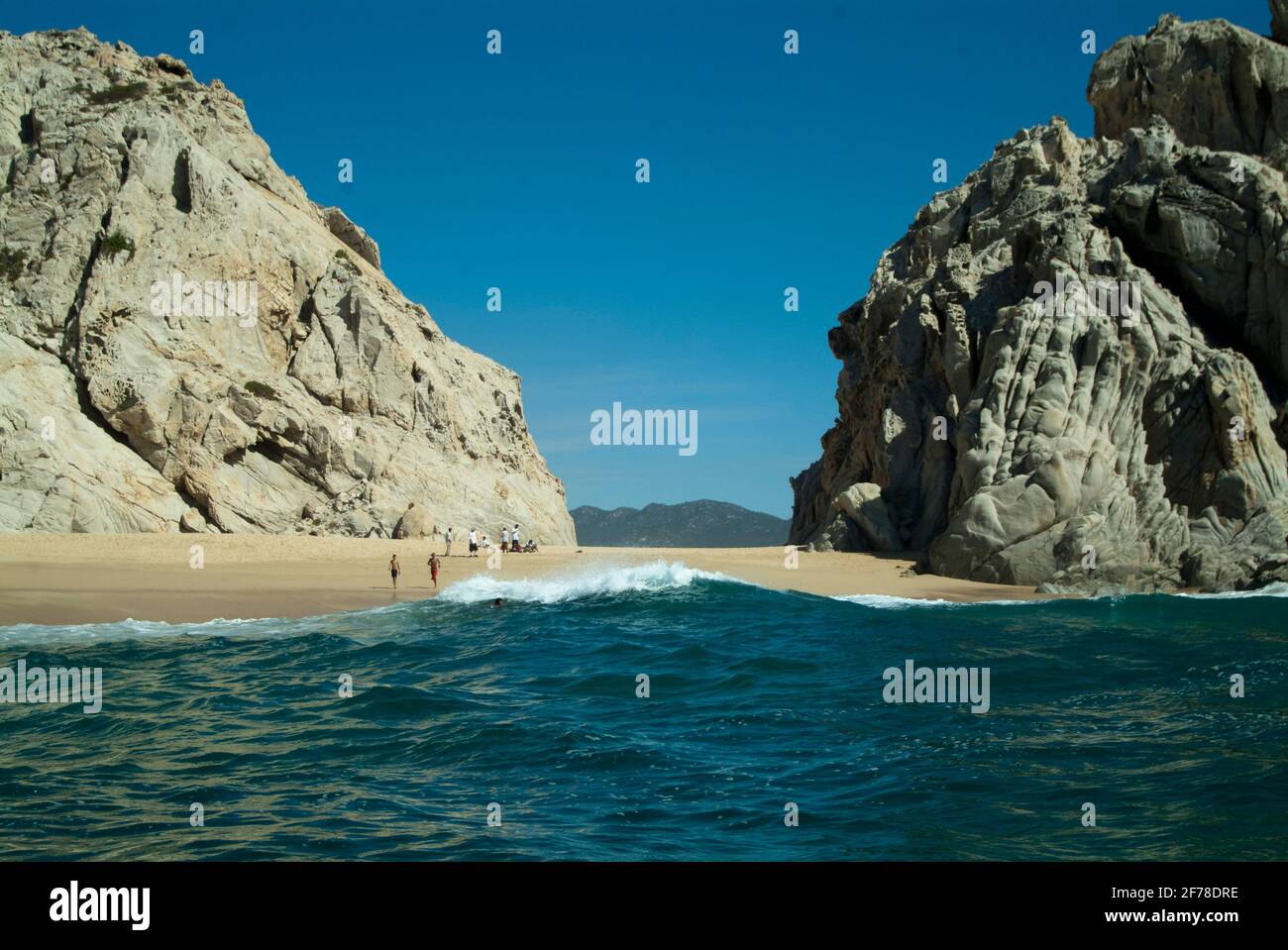 Beaches of love and divorce between two seas Stock Photo - Alamy