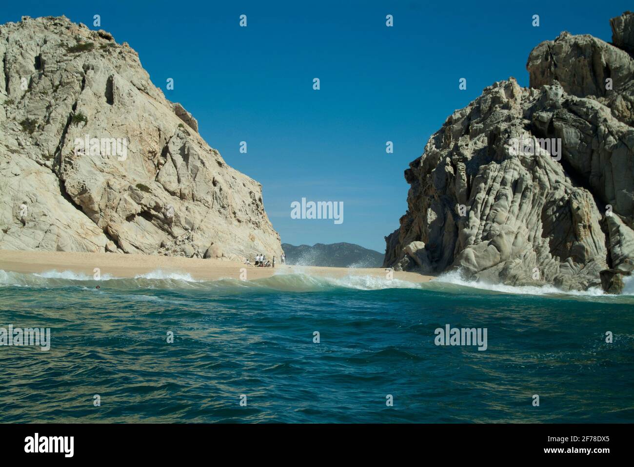 Beaches of love and divorce between two seas Stock Photo - Alamy