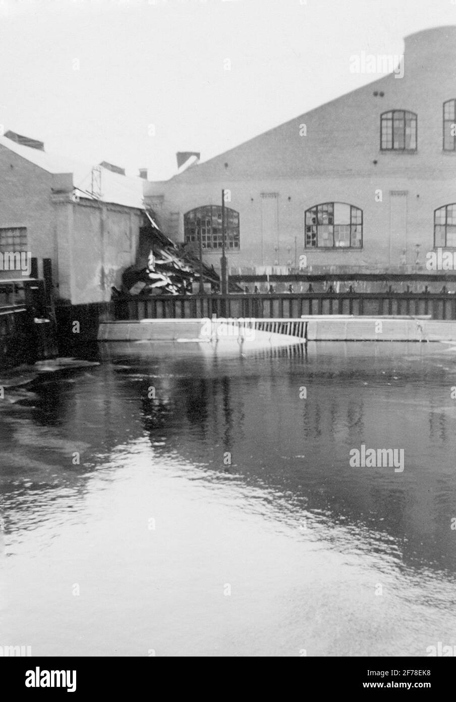Lottefor's power station. Dust Stock Photo - Alamy