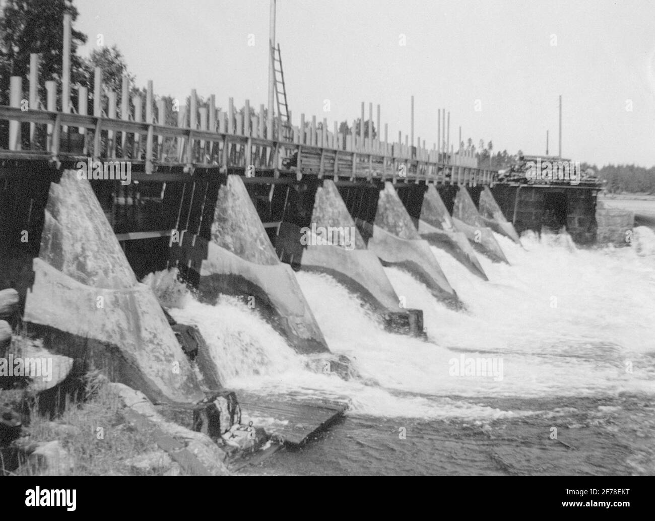Lottefor's power station. Regulating dust Stock Photo - Alamy