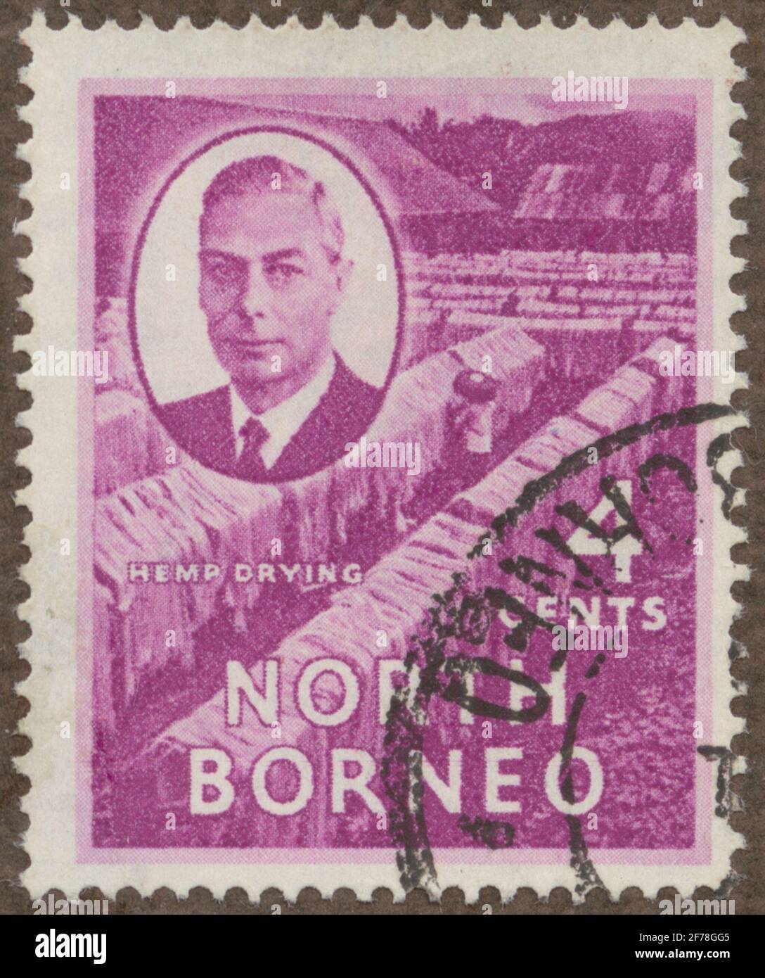 Borneo stamp hi-res stock photography and images - Alamy