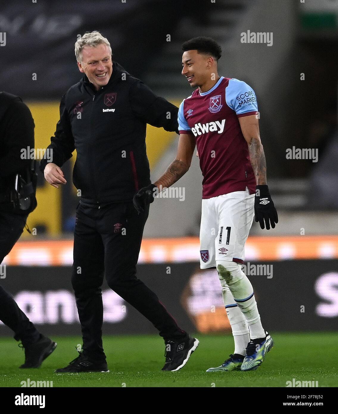 Jesse lingard 2021 west ham molineux hi-res stock photography and ...