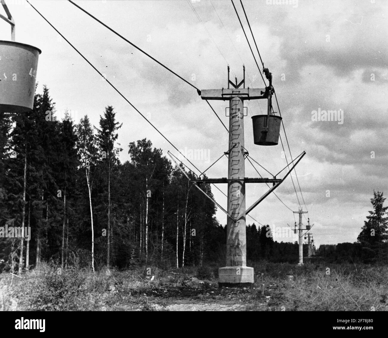 Cable path master on the line Stock Photo - Alamy
