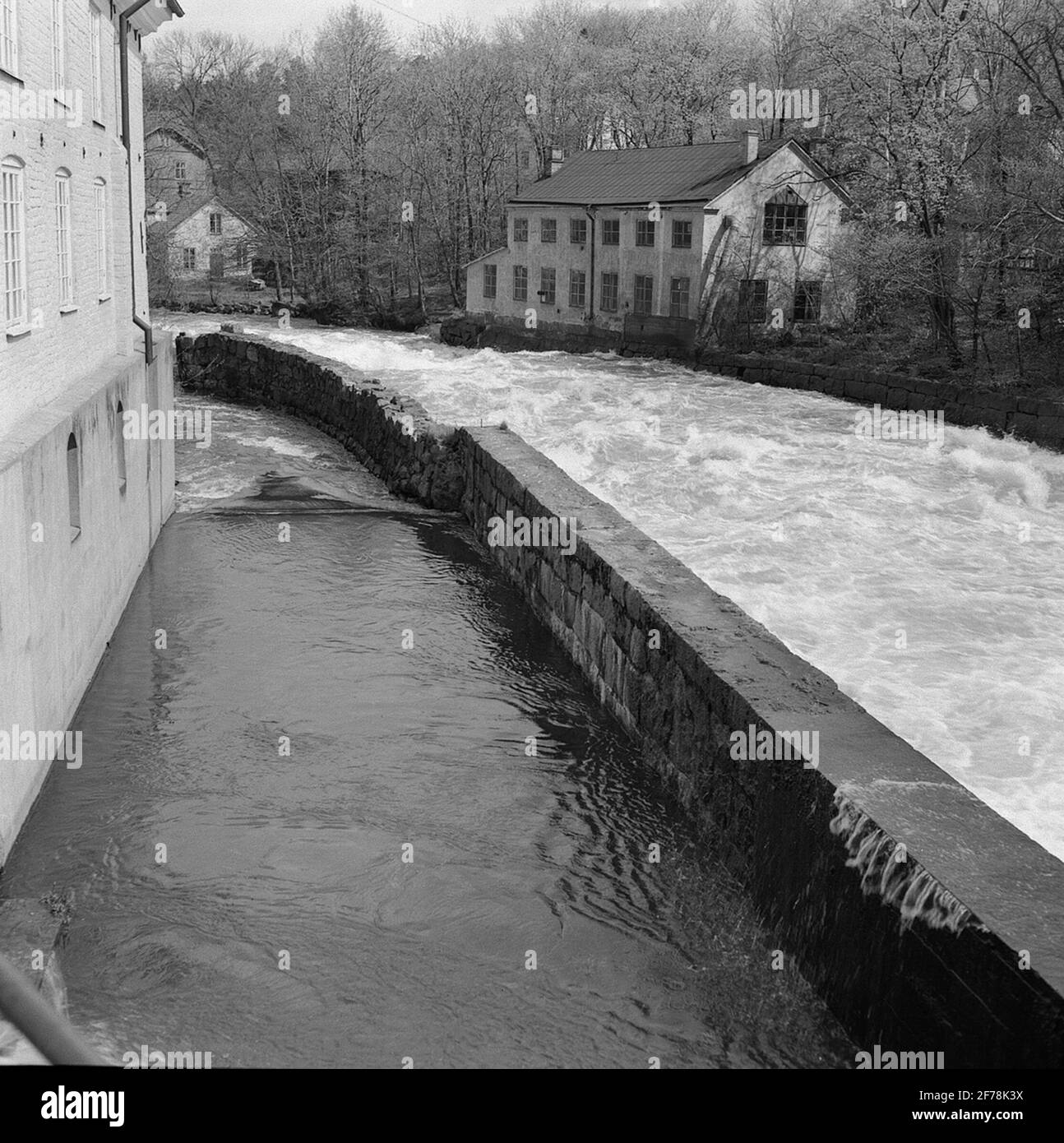 Torshälla power plant. Chute Stock Photo - Alamy