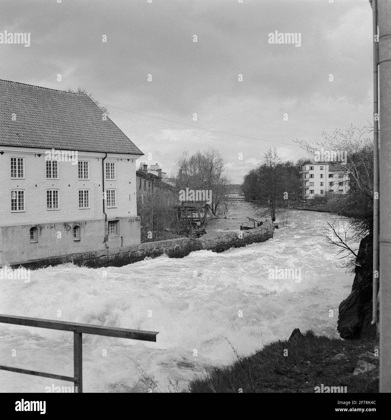 Torshälla power plant. Chute Stock Photo - Alamy