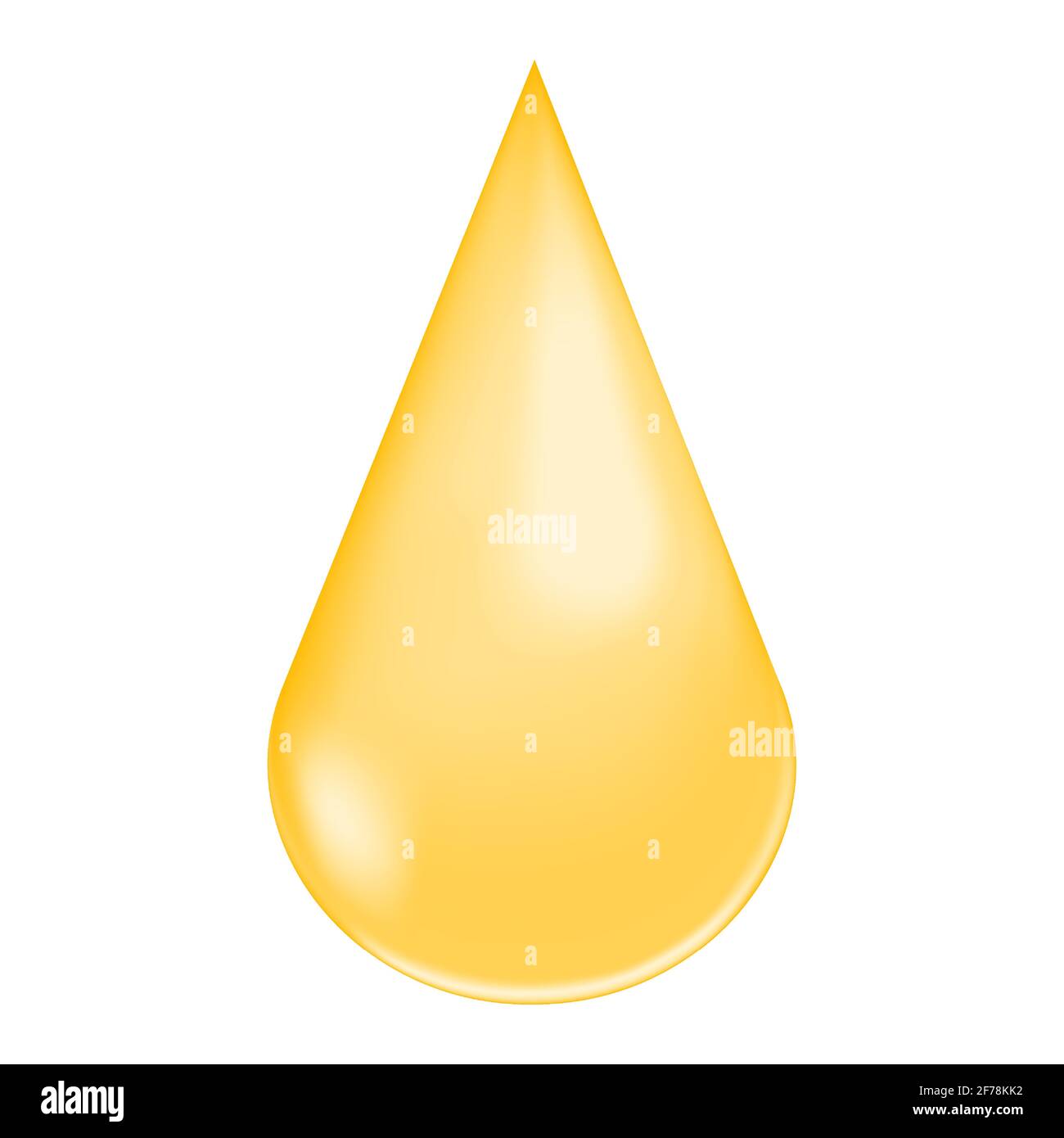 Golden shiny droplet. Collagen drop, vitamin A or E, keratin, serum ...