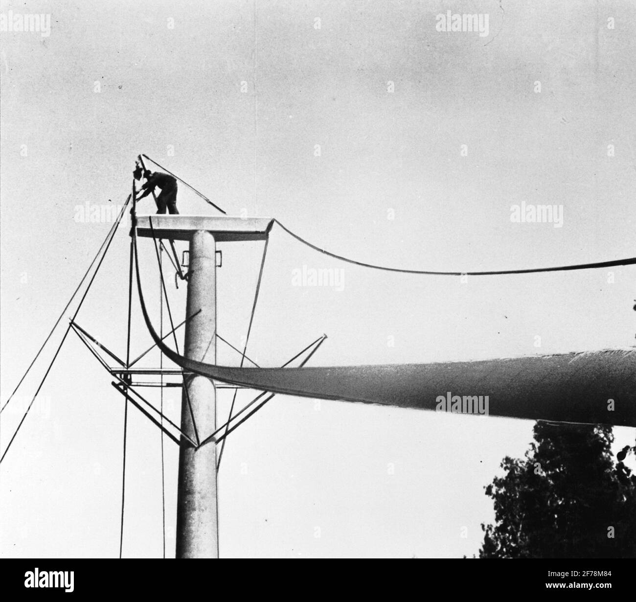 Tension of cable Stock Photo - Alamy