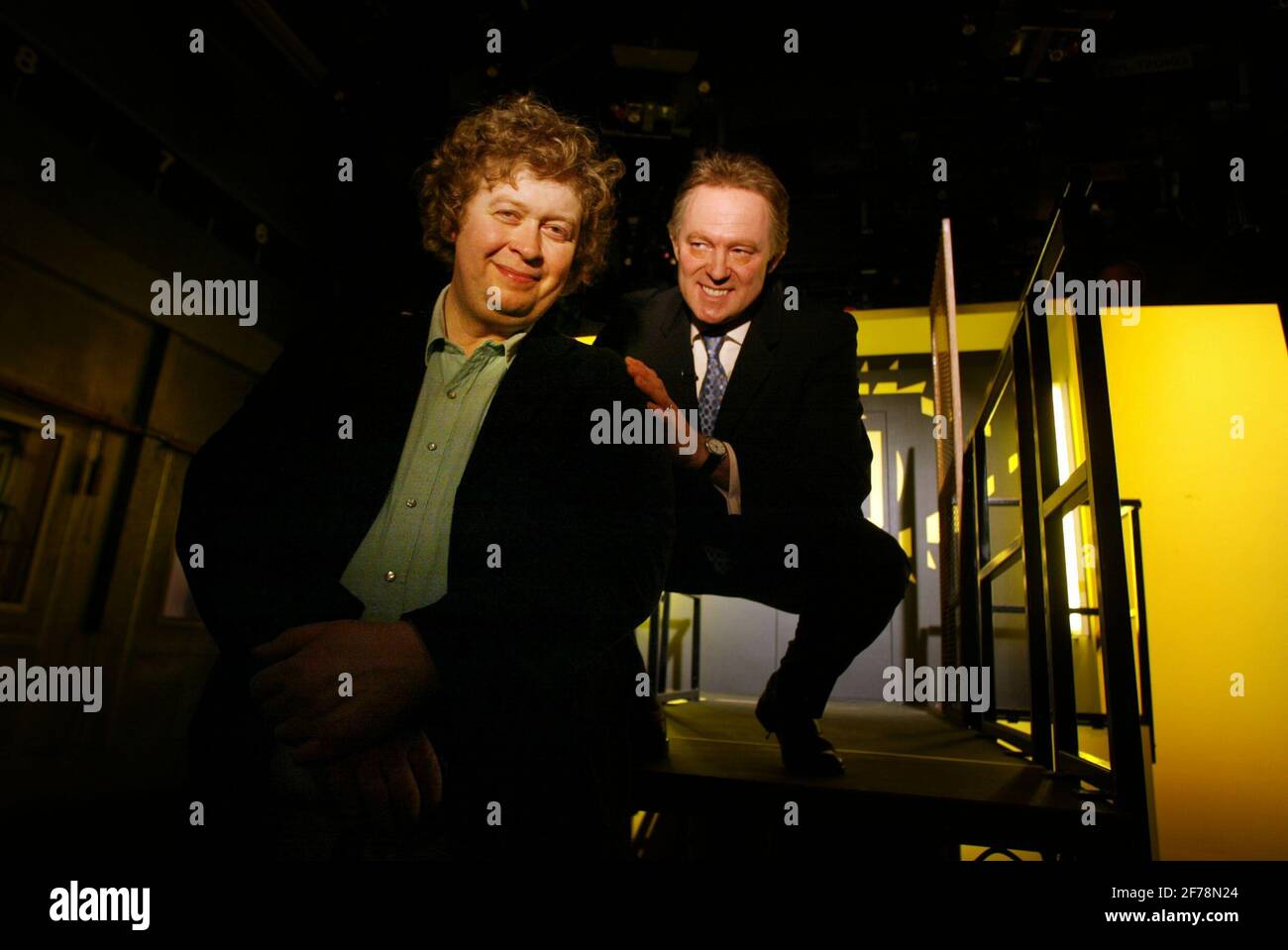 Geoff Atkinson of Vera Productions in the studio with Rory Bremner pic ...