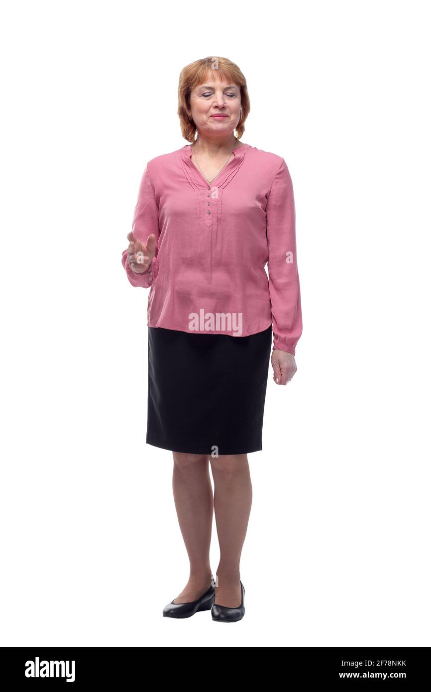 Mature lady maturity middle age aged Cut Out Stock Images & Pictures ...