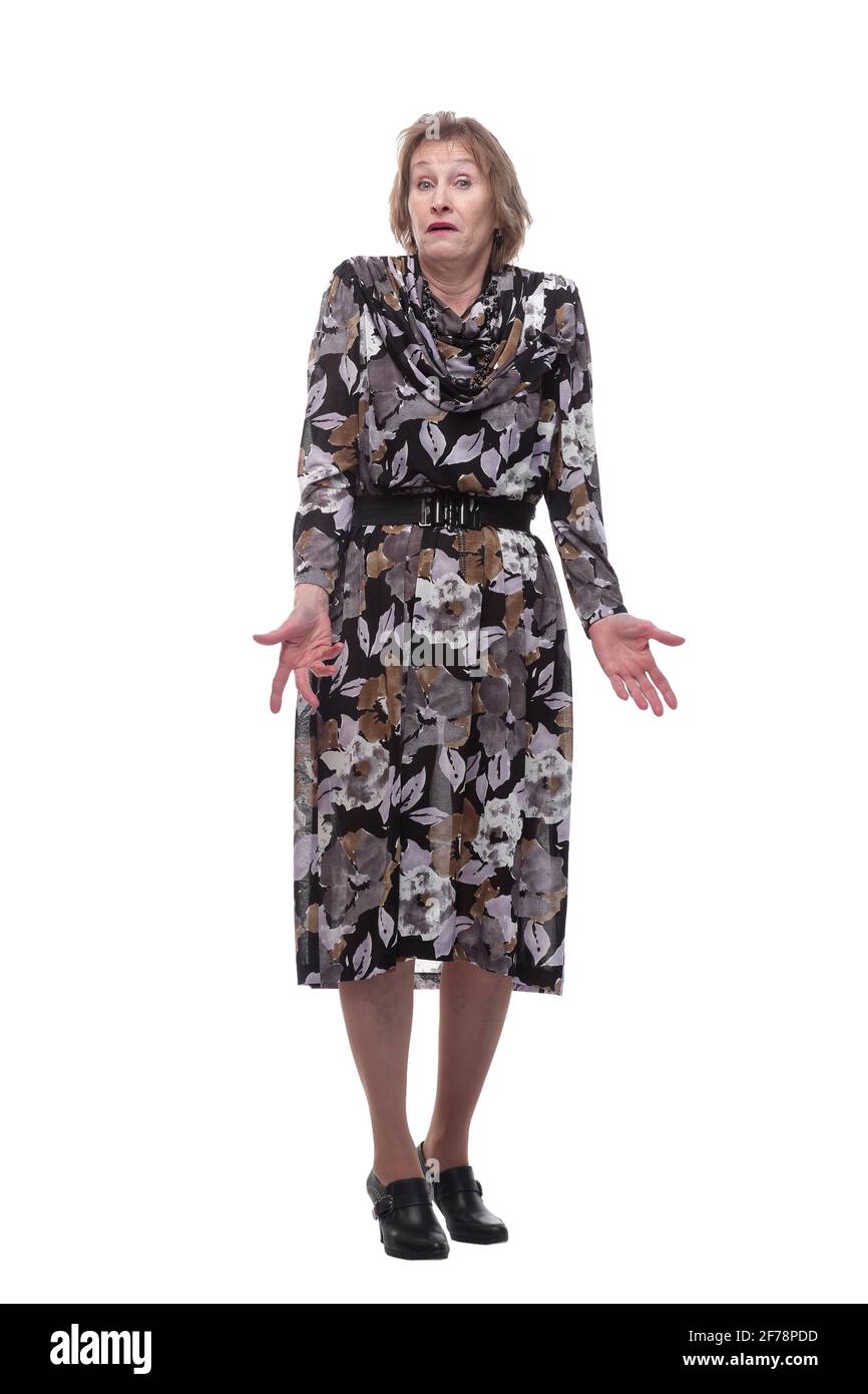 Old Woman with surprised expression on her face Stock Photo - Alamy