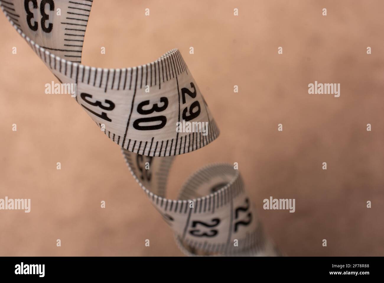 soft measuring tape. tape measure with metric scale Stock Photo - Alamy