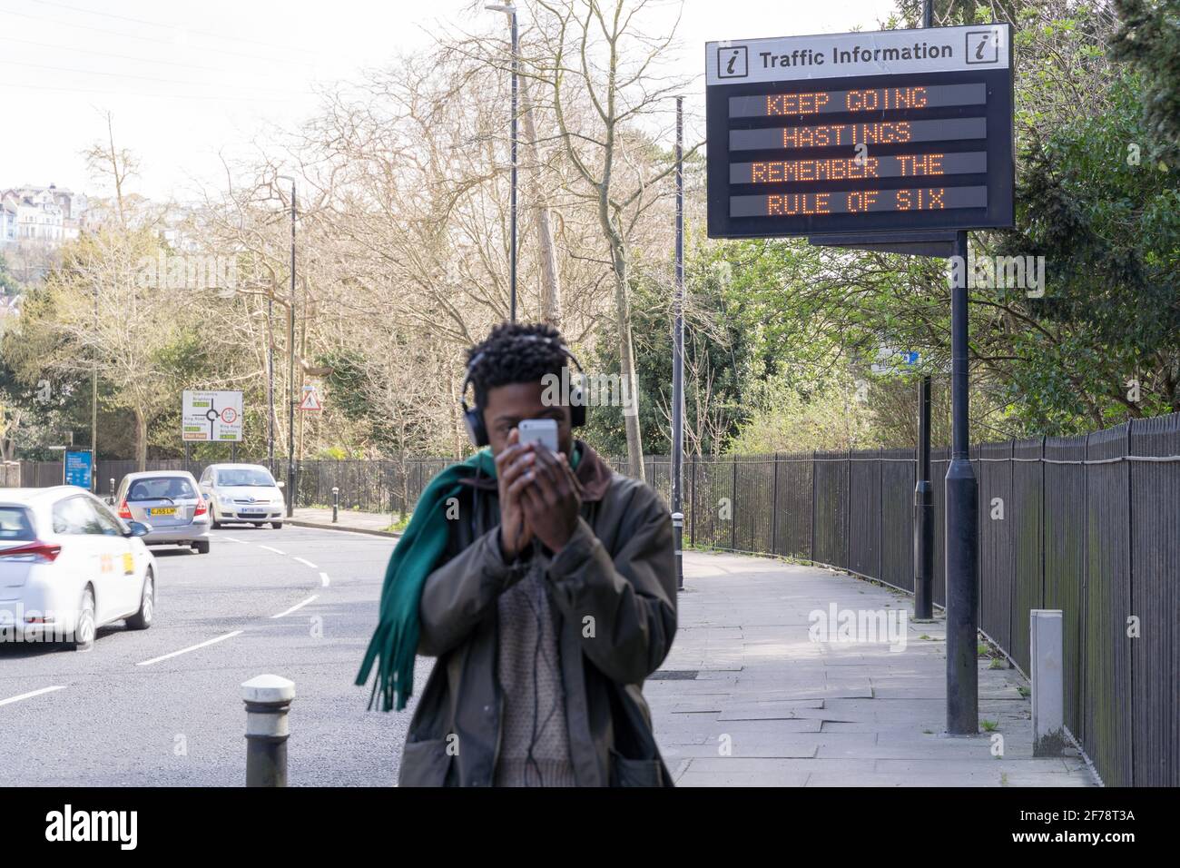 Traffic information on national lockdown easing in England "Keep going ...