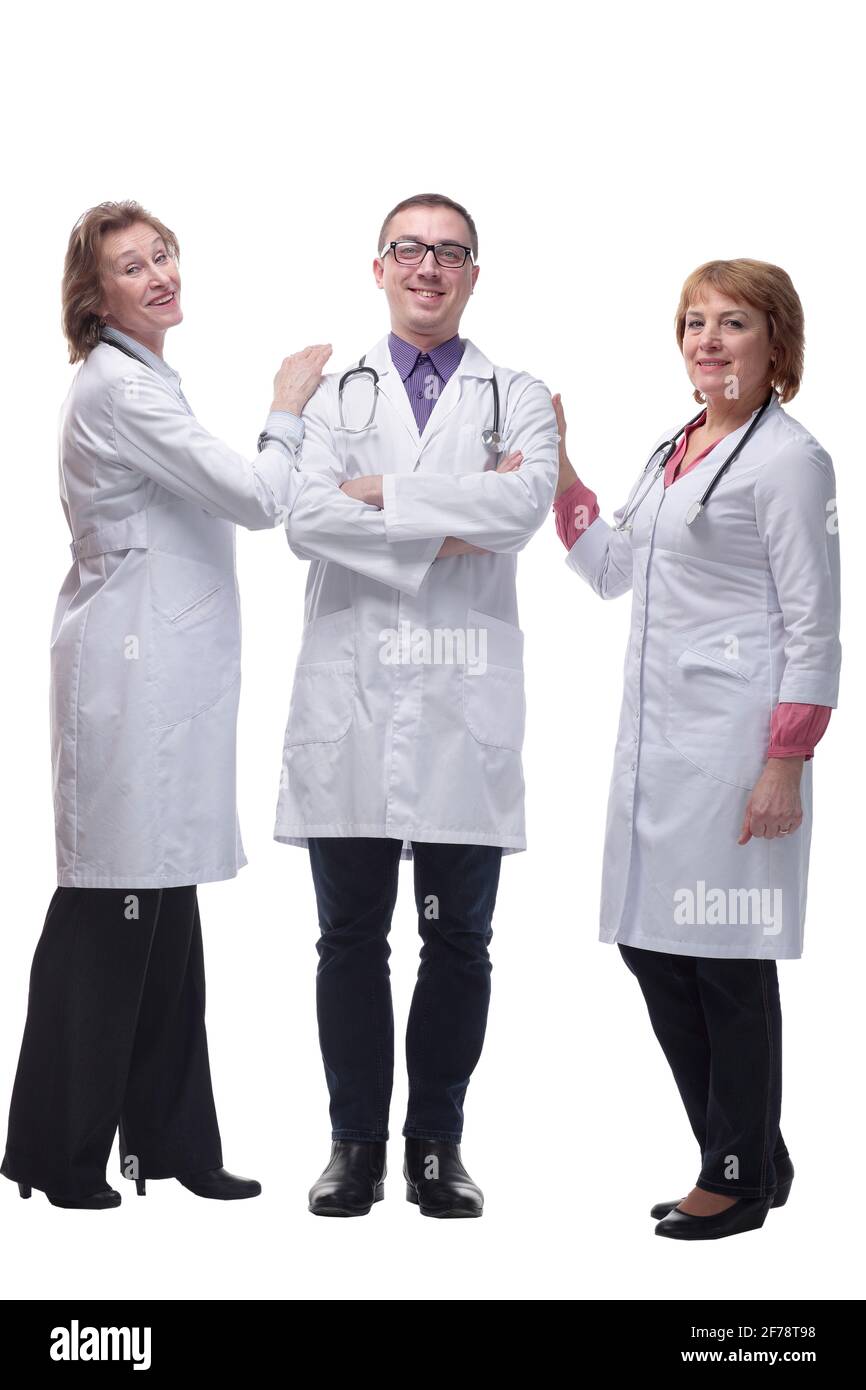 Medical staff in front Cut Out Stock Images & Pictures - Alamy