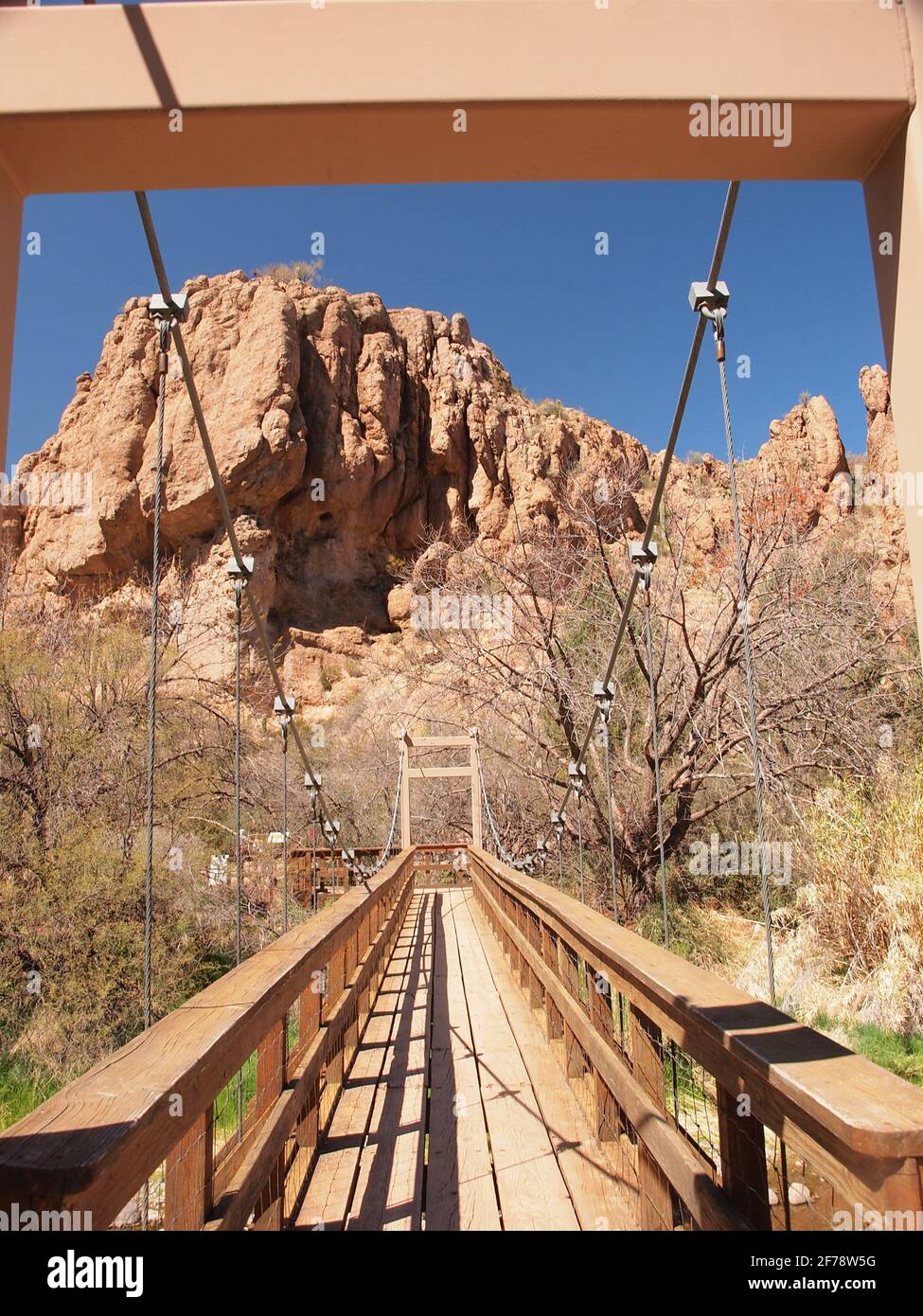 Boyce Thompson Arboretum in Superior, Arizona. Covering 392 acres along ...