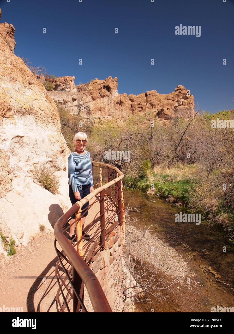 Boyce Thompson Arboretum in Superior, Arizona. Covering 392 acres along ...