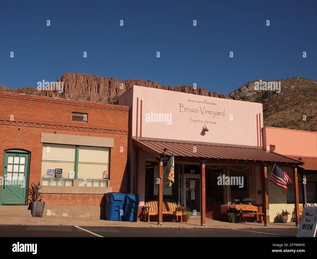 Superior, Arizona a small Arizona town at the bottom of a mountain ...