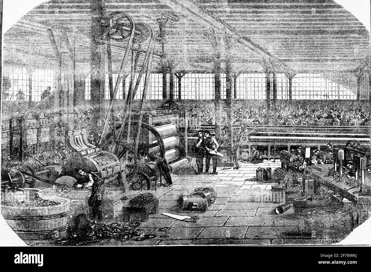 Factory interior 19th century hi-res stock photography and images - Alamy