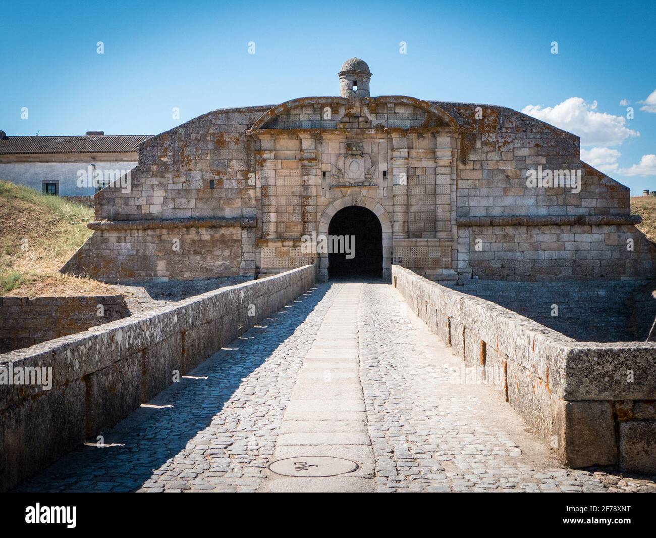 The Fortress of Almeida, close to the border with Spain, stands ...