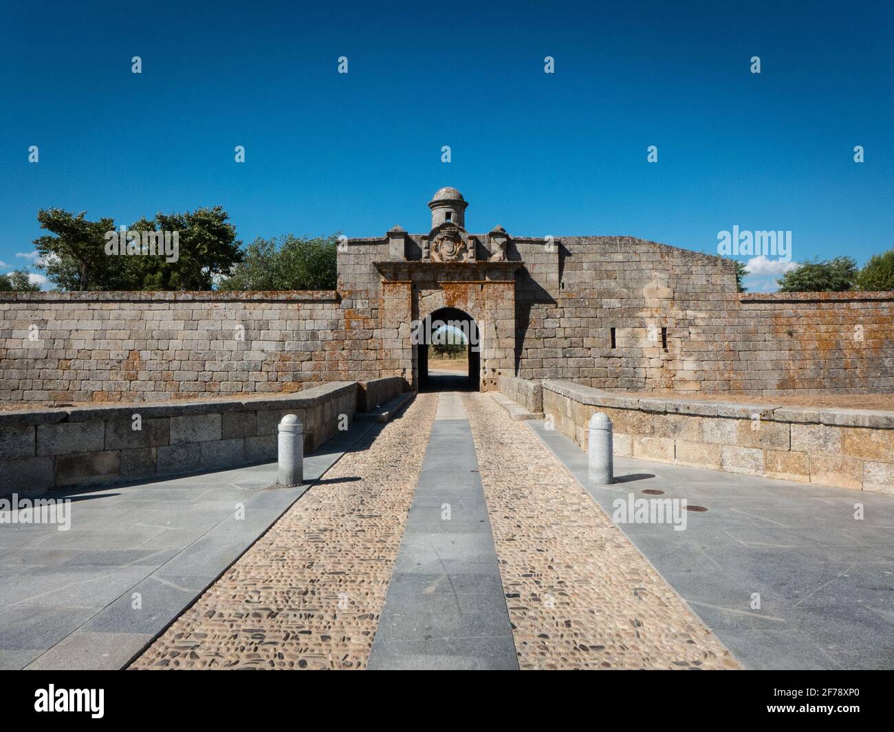 The Fortress of Almeida, close to the border with Spain, stands ...