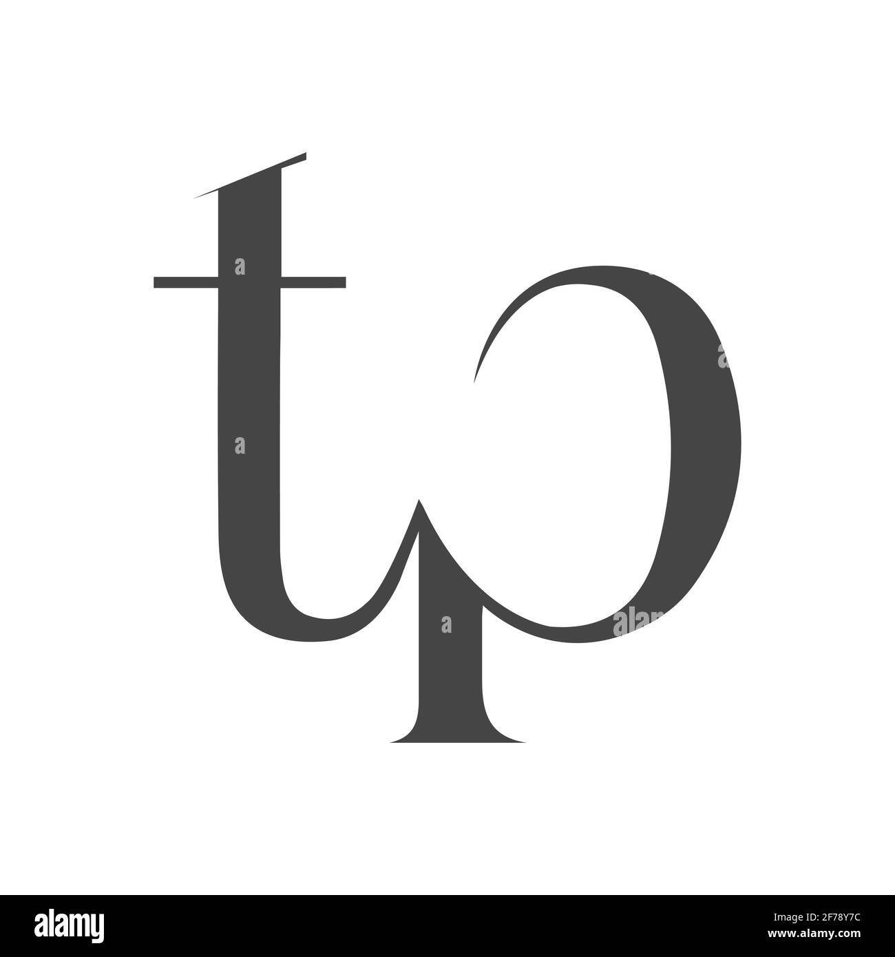 Initial tp letter logo vector template design. Creative abstract letter ...