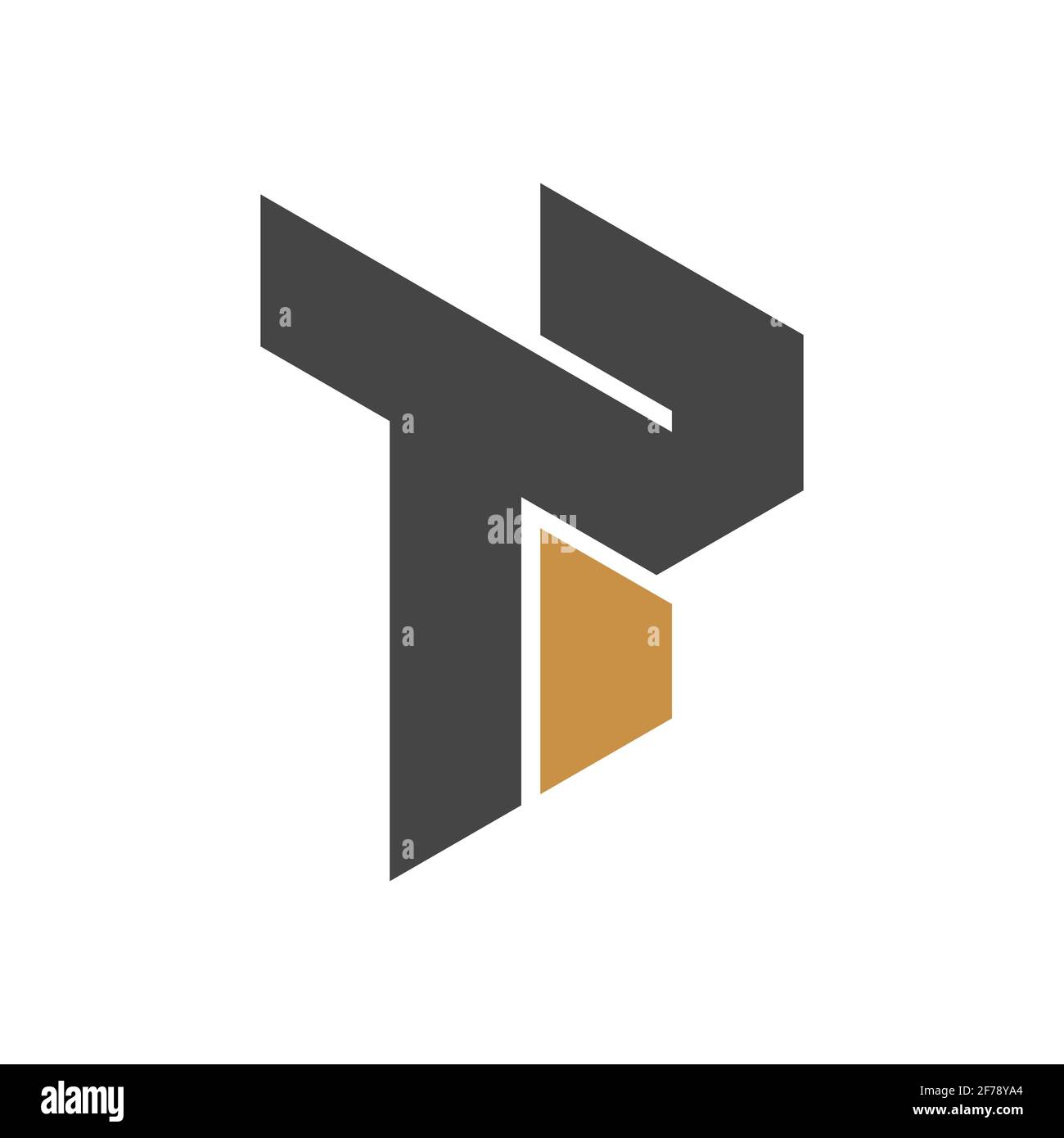 Initial tp letter logo vector template design. Creative abstract letter pt logo design. Linked ...