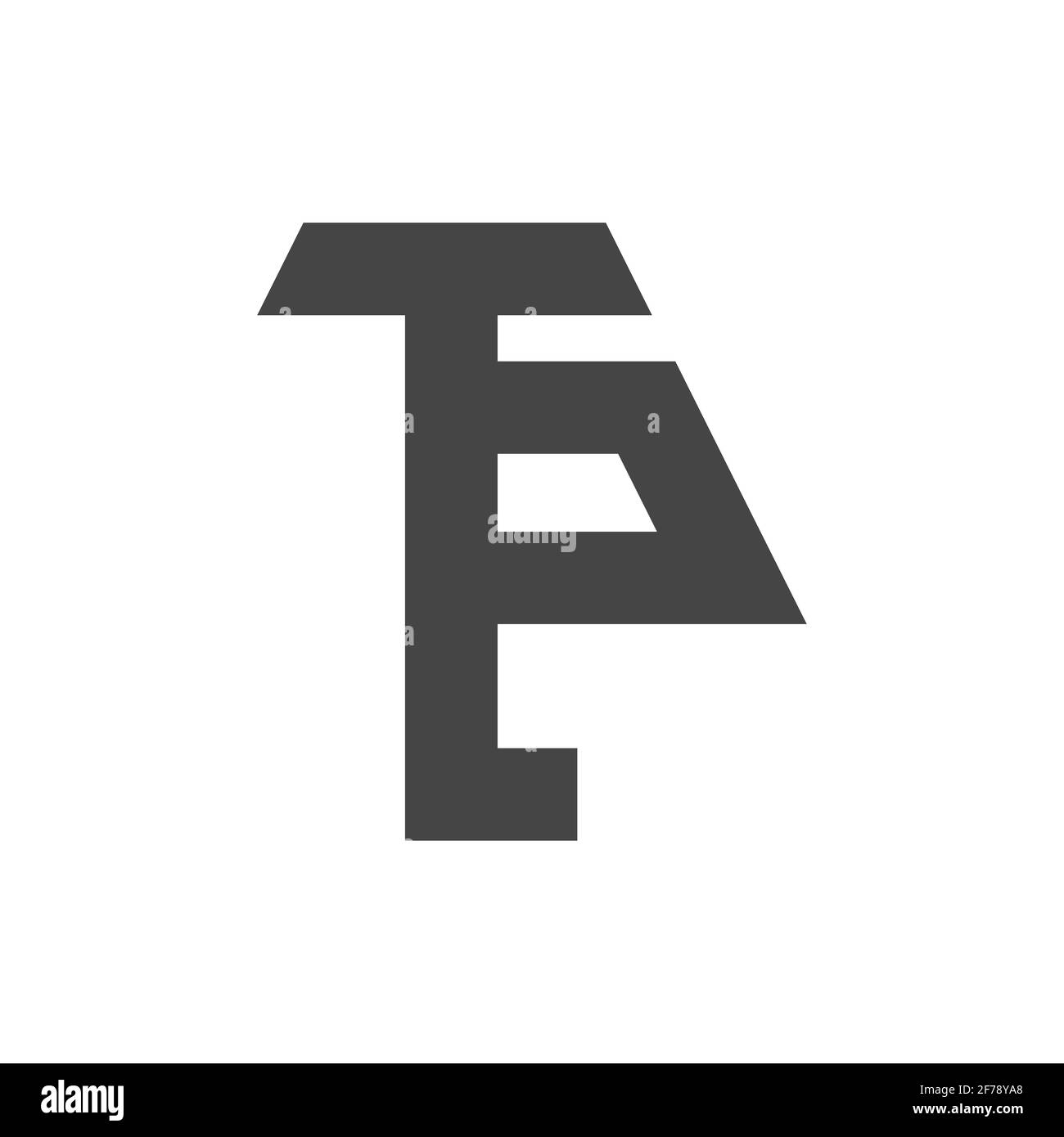 Initial tp letter logo vector template design. Creative abstract letter ...